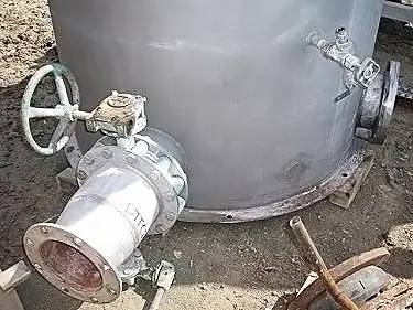 1500 Gallon Stainless Steel Single Shell Vertical CIP Tank, 18 ...