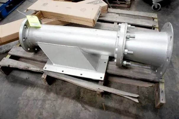 Pipe Junction for Screw Auger Conveyor, 17" OD/12" ID Rectangular inlet ...