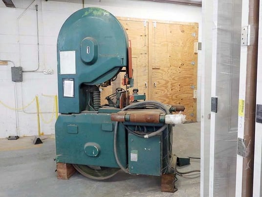 Robinson #EF/T, Vertical Resaw Band Saw, 36" diameter wheels, 4" max ...