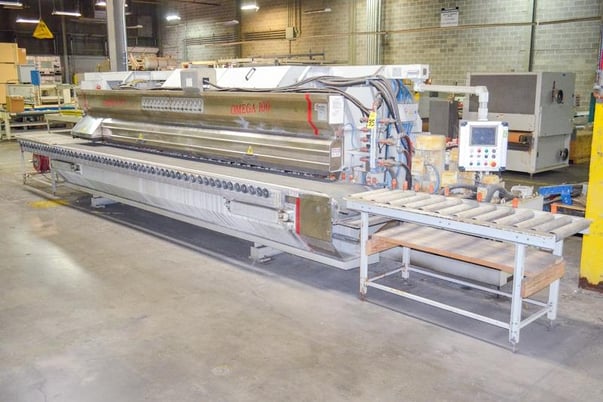 Comandulli #Omega-00-DX-8+4, Multi-Head Line Polisher, 3.4" thickness ...