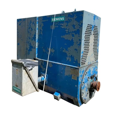 450 HP 3570 RPM Siemens, Frame 509US, induction motor, continuous duty ...