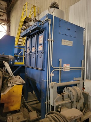 Wheelabrator Skew Roll, dual line, 4-blast wheel, full machine w/dust ...