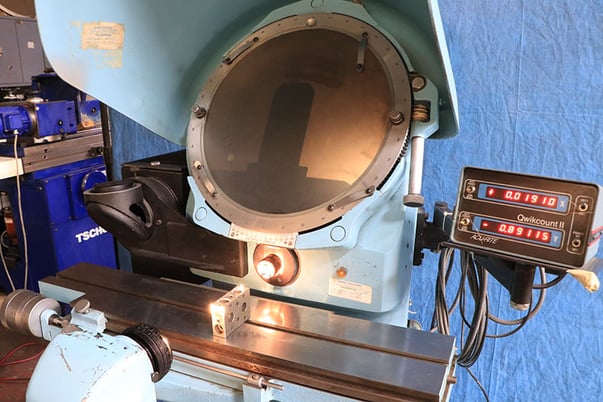 14" Jones & Lamson #PC-14A, optical comparator & measuring machine, 50X ...