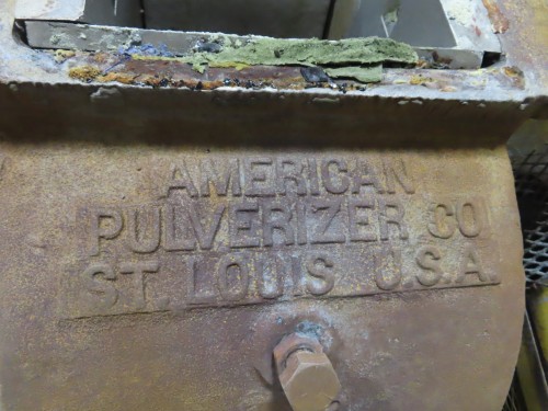 American Pulverizer Co. #L, hammermill, 4 swinging hammers, 11" x9.25 ...