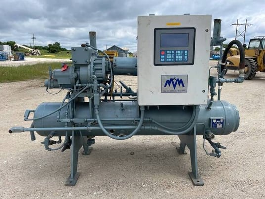 125 HP Howden #XRV127-R3, Rotary Screw Compressor Package, 460 V, M & M ...