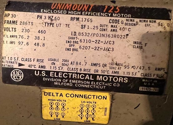 35 Ton, Multipress #FL35-30H-C-592-E, C-frame press, 15" stroke, 24.7 ...