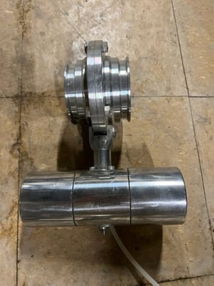 3" Lumaco, Sanitary Stainless Steel Butterfly Valve for Sale | Surplus ...