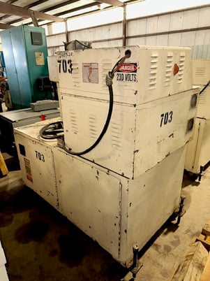 Goodman #Vac-U-Torq, fly knife cutter w/2-roll puller, 6" dia rolls x 6 ...