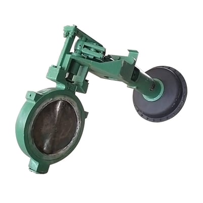 12" Fisher, Butterfly Control Valve, 175 psi, 50 psid, 90 degree valve ...