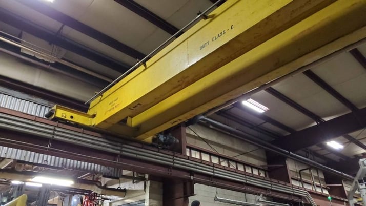 20 Ton, Shaw-Box, 51' 2" Span, 22' lift, pendant control, 460/3/60 ...