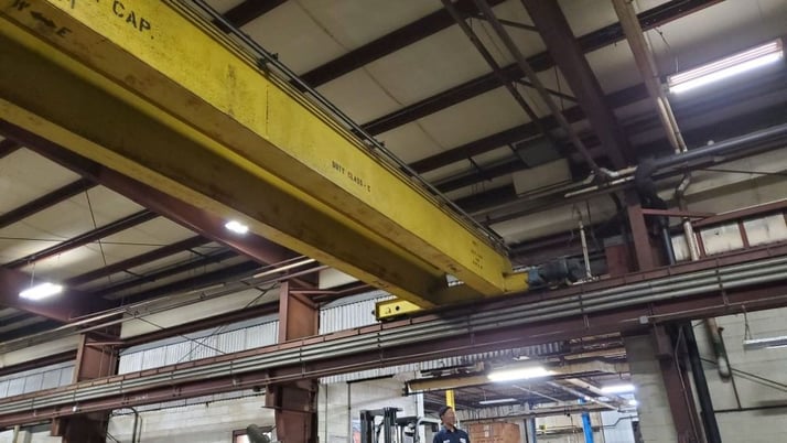 20 Ton, Shaw-Box, 51' 2" Span, 22' lift, pendant control, 460/3/60 ...