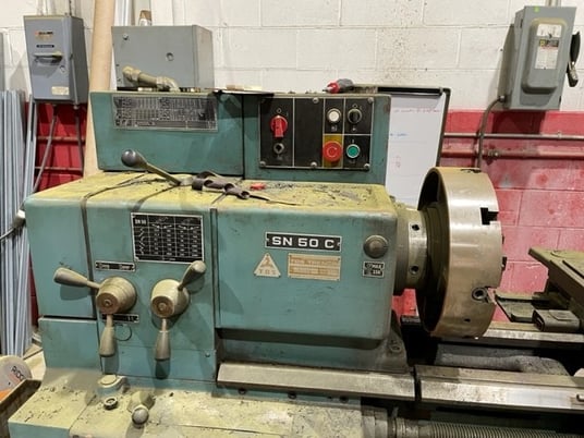 20" x 80" Tos #SN50C, 27" swing in gap, 22-2000 RPM, 3 & 4-Jaw, taper ...