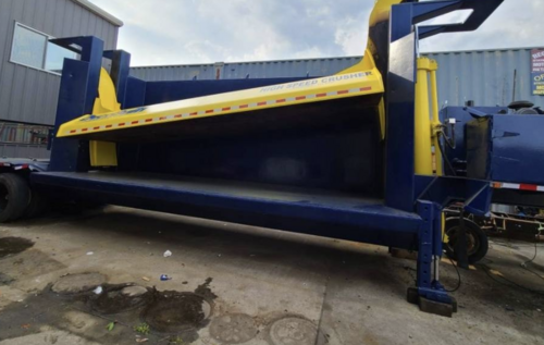 Overbuilt #10HS, car crusher w/remote, hydraulic cylinders, 159 ton ...