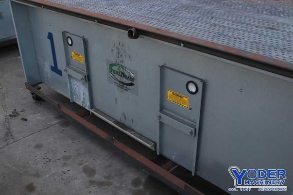 Dual draw downdraft table, 4' x 8', 2 & 3 HP, 1500 lb. table capacity ...