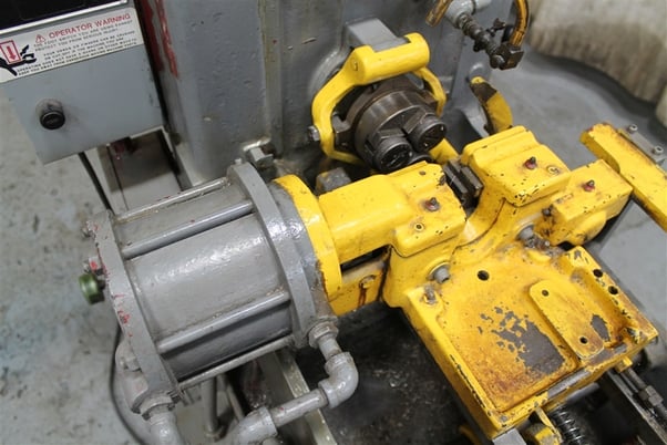 5/8" Landis #5C Landmaco thread roller, air operated carriage, 1-1/2 HP ...