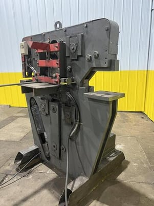6" x 6" x 1/2" Edwards #Jaws-IV, hydraulic ironworker, 100 ton, 12 ...
