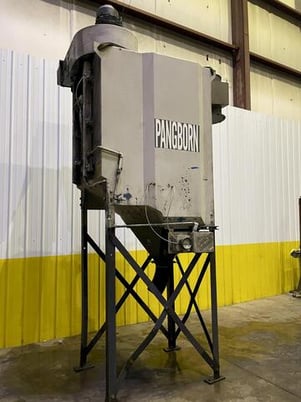 20 cu.ft. Pangborn #20GN-1M, 62" W x 45" D rotoblast barrell tumble ...