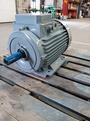 16 KW HP 3505 RPM ABB, Frame 160M, TEFC AC Metric Motor, 440 Volts for ...