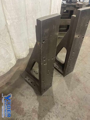 8" x 36" x 18" Custom angle plates, steel construction, 1 set, #76755 ...