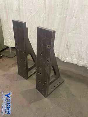 8" x 36" x 18" Custom angle plates, steel construction, 1 set, #76755 ...