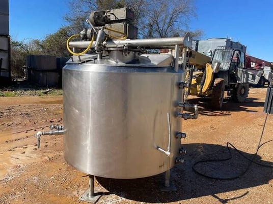 300 gallon Waukesha Cherry Burrell, Process Mixing Agitator Tank, 300 ...