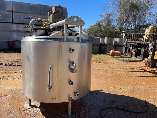 300 gallon Waukesha Cherry Burrell, Process Mixing Agitator Tank, 300 ...