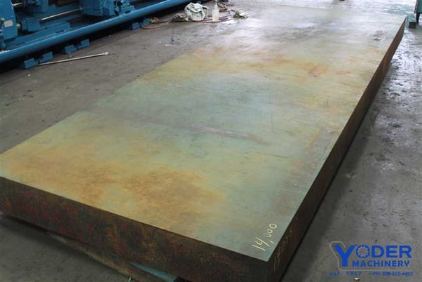 60" x 16 8" x 8" Surface Combustion plate, cast iron, web construction ...
