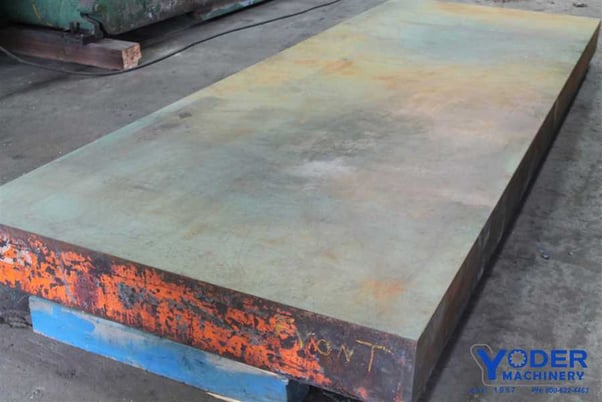 60" x 16 8" x 8" Surface Combustion plate, cast iron, web construction ...