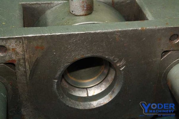 Roberts #100, push pointer, 3" cap., 4 station rotary clamp blocks, 20 ...