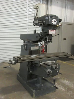 Lagun #FTV-2, vertical milling machine, 10" x50" table, 5 HP, R-8, oner ...