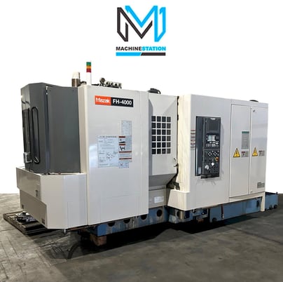 Mazak #FH-4000, CNC horizontal machining center, 40 automatic tool ...