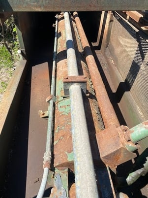 Harris Selco #HRB-511N, 2-ram horizontal baler, 72" W x 60' L steel ...