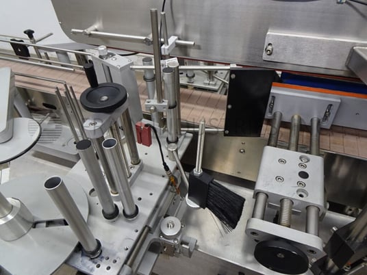 Tronics #3TDSC-31-CDE, front/back wrap, pressure sensitive labeler ...