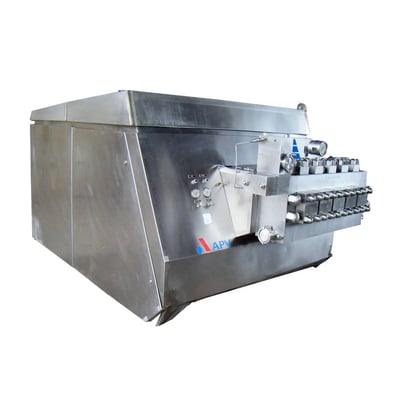 APV #G132, APV Gaulin G132 Ball Valve Homogenizer, 3846 GPH, 2900 psi ...