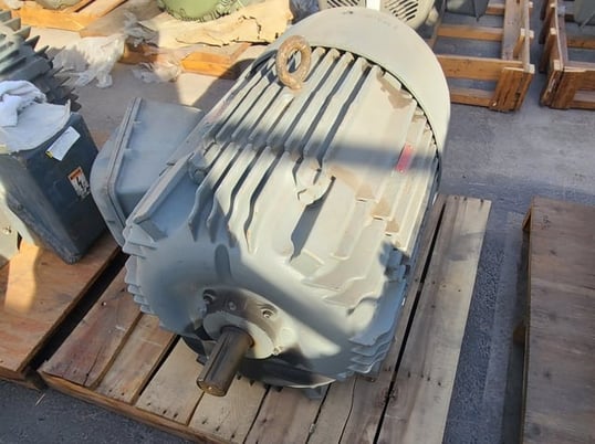 150 HP 3600 RPM General Electric, Frame 445TS, TEFC BB EXP, 460 Volts ...