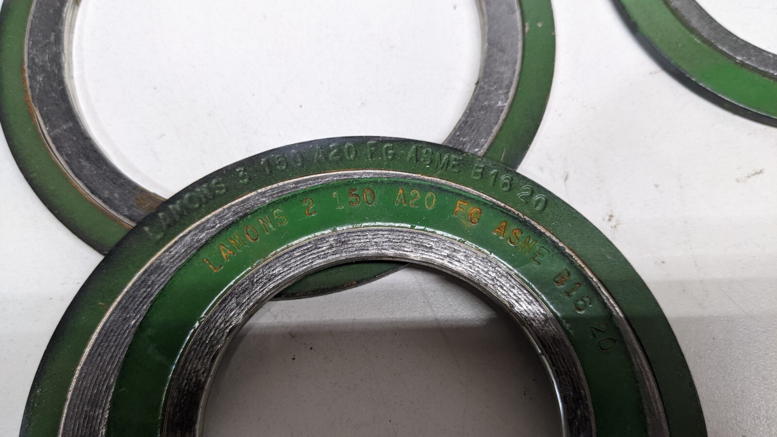 Lamon, Gaskets, 2", 3", 150#, A20 FG, Flexible Graphite, Spiral Wound ...