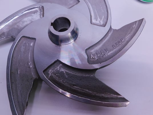 Pump Impeller, 12" diameter, 1-1/8" Bore, 2" H, 6 Vane, CF8M for Sale ...