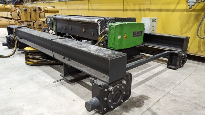 25 Ton, Stahl, 33' lift, class D, VFD trolley, 2-speed hoist, 132 ...