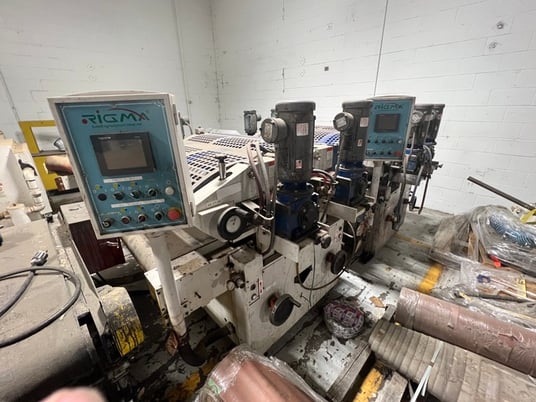 Rigma #RR-W4CCB, (2) Roll Coaters, 1350 Max capacity for Sale | Surplus ...