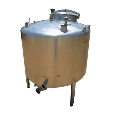 120 gallon Stainless Steel Balance Tank, 41-1/2" diameter x 27 ...