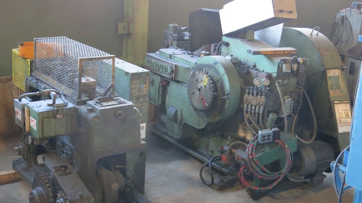 1/2" x 15/16" National #500, roller header set up as a ball header For ...