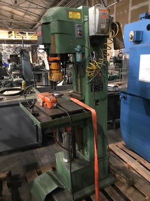 Snow #DR-3-R, single spindle vertical nut tapper w/Grotz 2 spindle ...