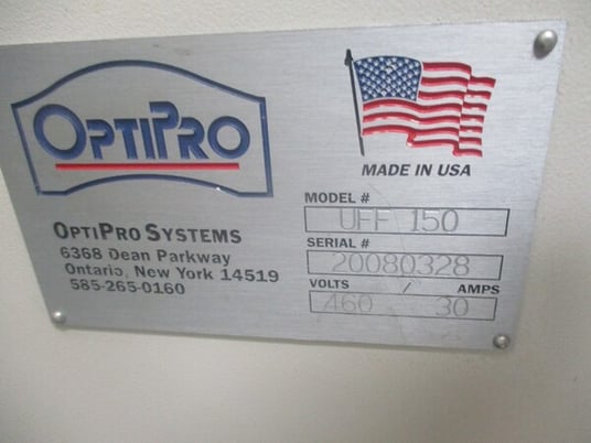 OPTIPRO #UFF-150, CNC Aspheric Lens & Freeform Optics Polishing Machine ...