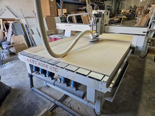 AXYZ #4008, CNC router, 7 ATC, 24k RPM, ISO 30, 10.8 HP, 3-Axis, A2MC ...
