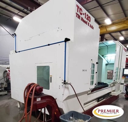 Fryer #TC-120V, 5-Axis CNC vertical machining center, 120" X, 32" Y, 28 ...