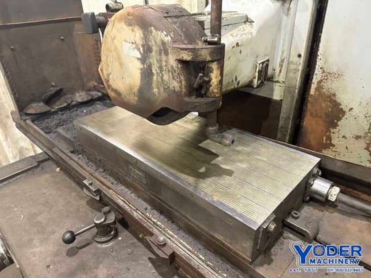 12" x 28" Blohm #Simplex-7, horizontal surface grinder, magnetic power ...