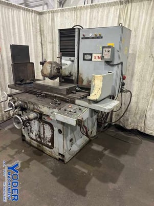 12" x 28" Blohm #Simplex-7, horizontal surface grinder, magnetic power ...