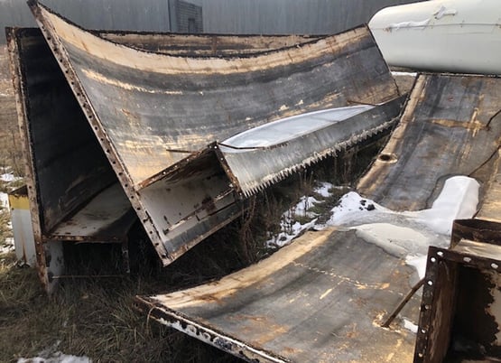 EIMCO, Thickener tank, 40' diameter tank support walls, bridge, rakes ...