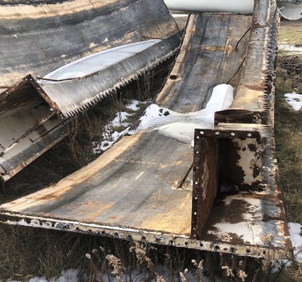 EIMCO, Thickener tank, 40' diameter tank support walls, bridge, rakes ...