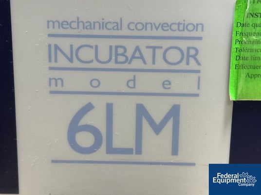 Precision Scientific #6LM, Incubator, cat# 51221083, amb +5 c to 65c ...
